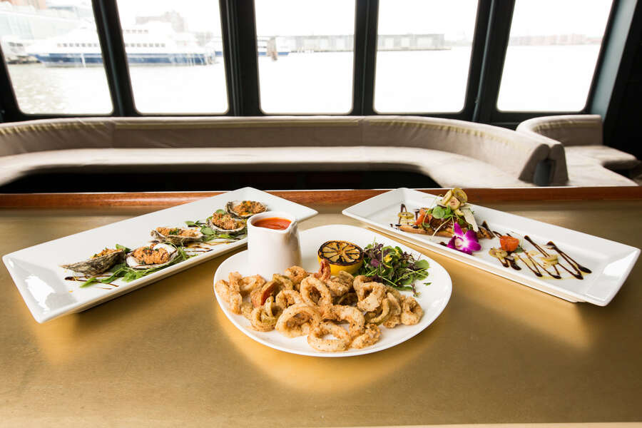 Look Inside Fish Bar Seafood Lounge/Restaurant on a Yacht - Thrillist
