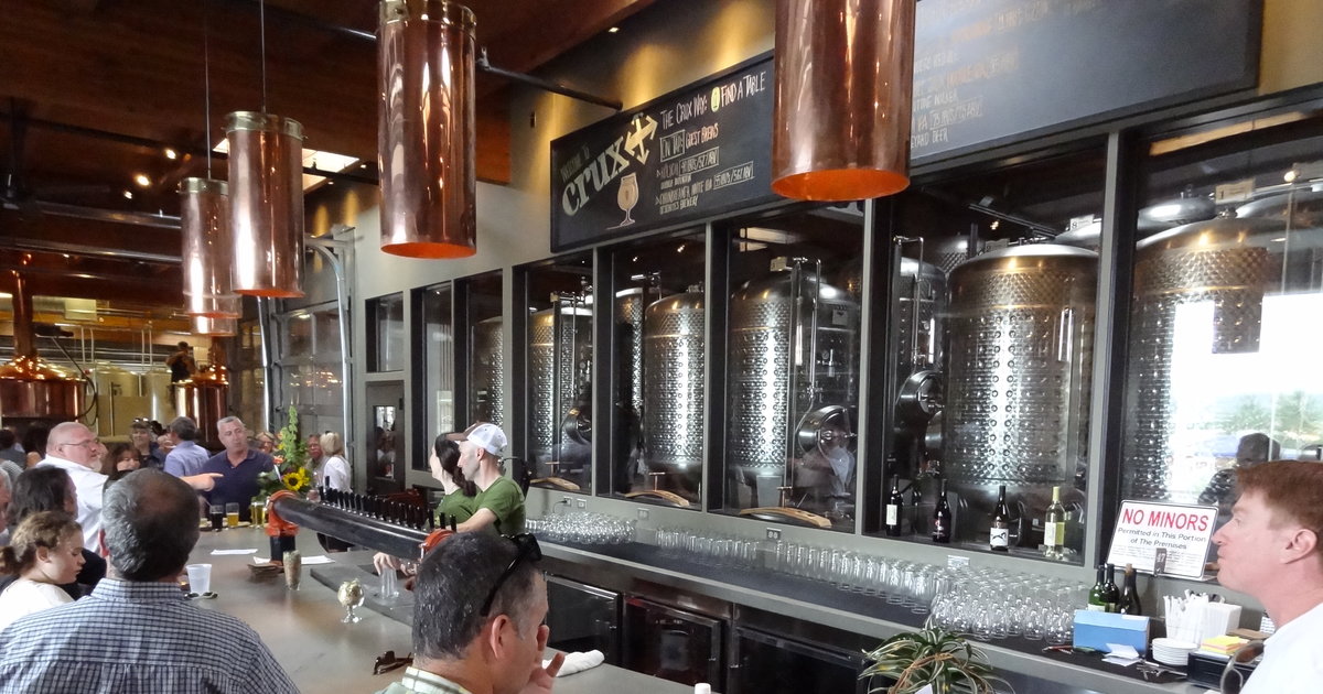 Crux Fermentation Project: A Nation, OR Bar.