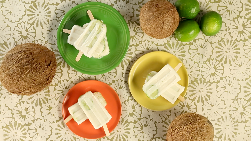 Coconut Lime Popsicle Recipe Video - Thrillist