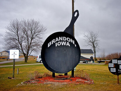 Iowa's Largest Frying Pan: A Other in Brandon, IA - Thrillist
