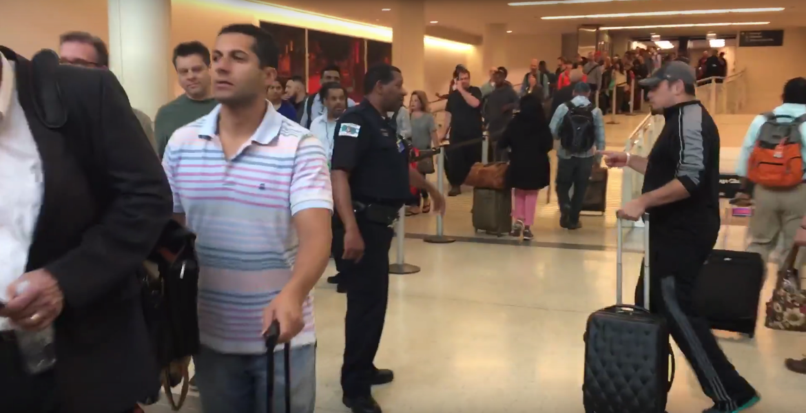 Long TSA Line at Chicago Midway Video - Thrillist