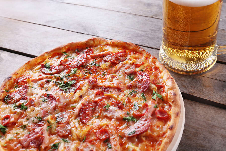 Pizza Hut Beer-Infused Pizzas Made with Craft Beer Crust - Thrillist
