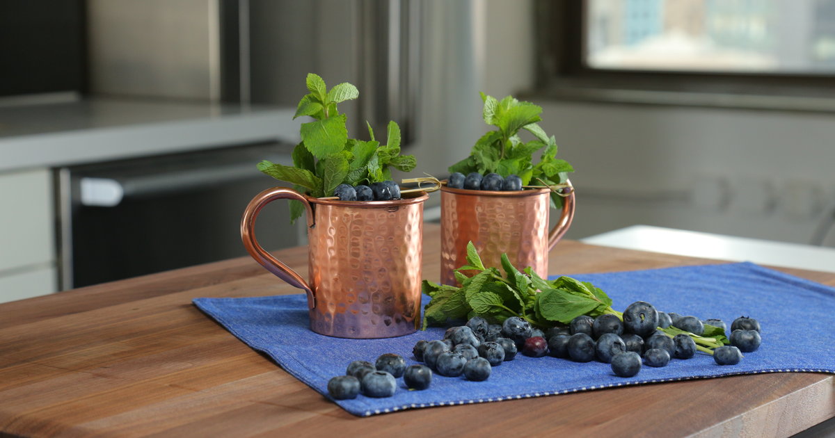Blueberry Moscow Mule Recipe - Thrillist