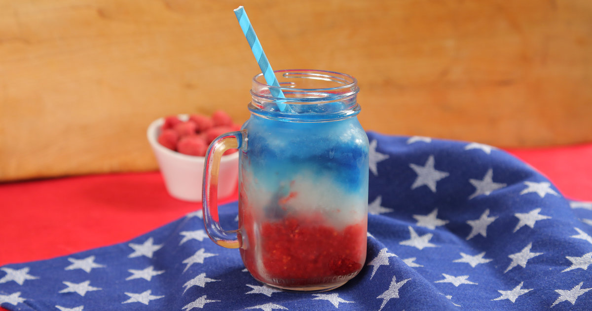 Red White and Blue Wine Slushy Recipe - Thrillist
