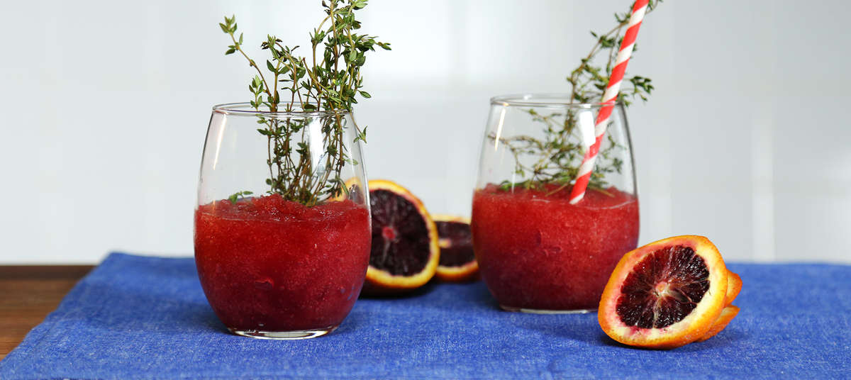 Frozen Blood Orange Negroni Recipe - Thrillist
