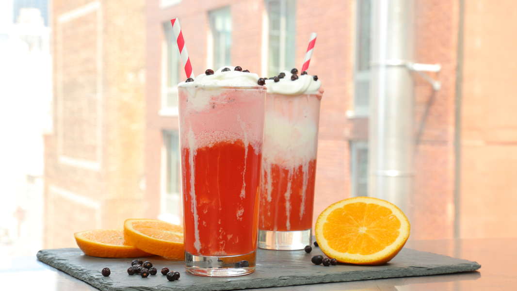 Negroni Ice Cream Float Cocktail Recipe Video - Thrillist