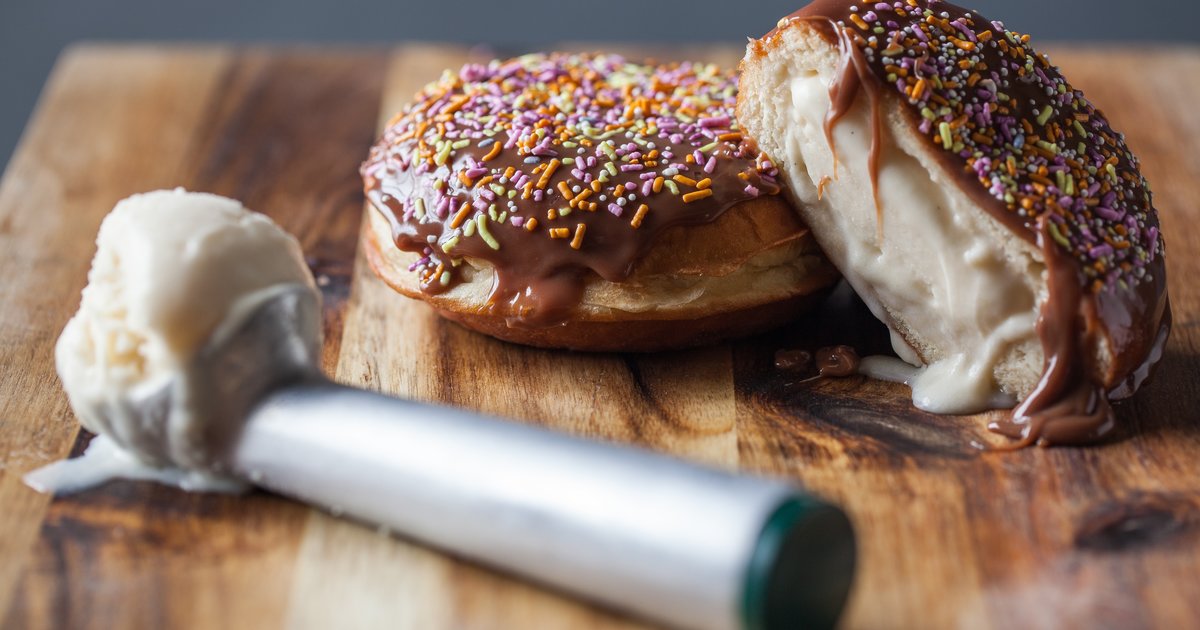 Ice Cream Donuts Have Launched at Five Daughters Bakery - Thrillist