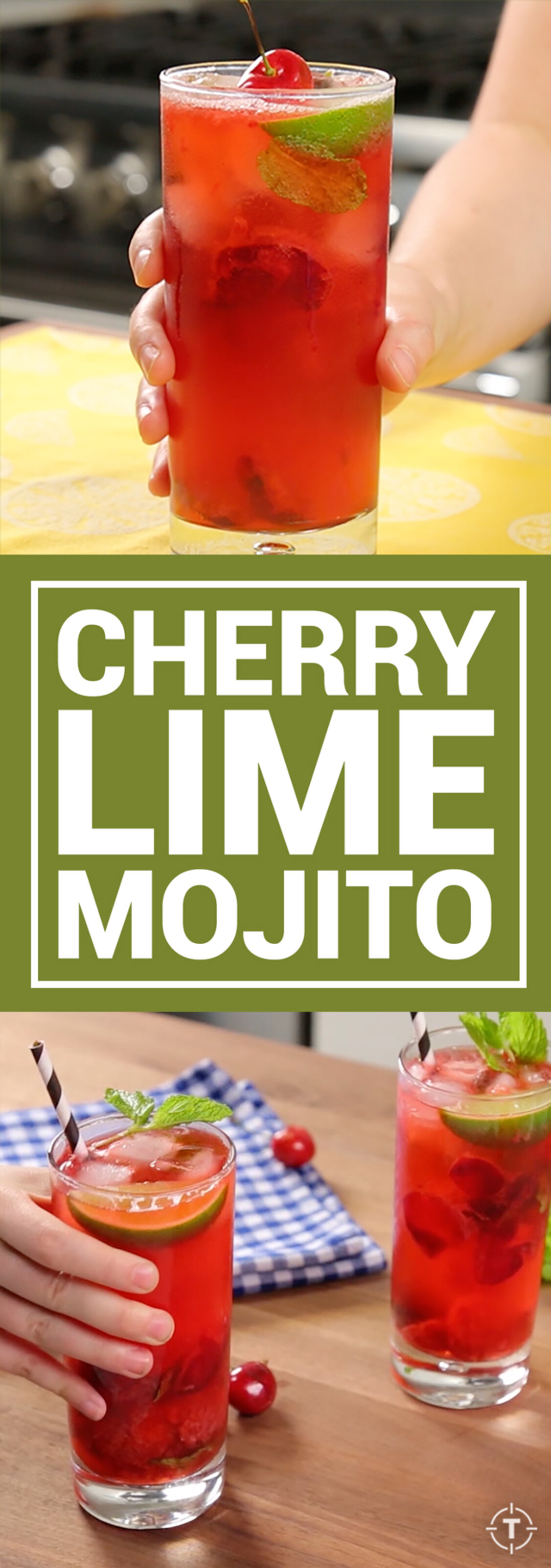 Cherry Lime Mojito Recipe Video - Thrillist