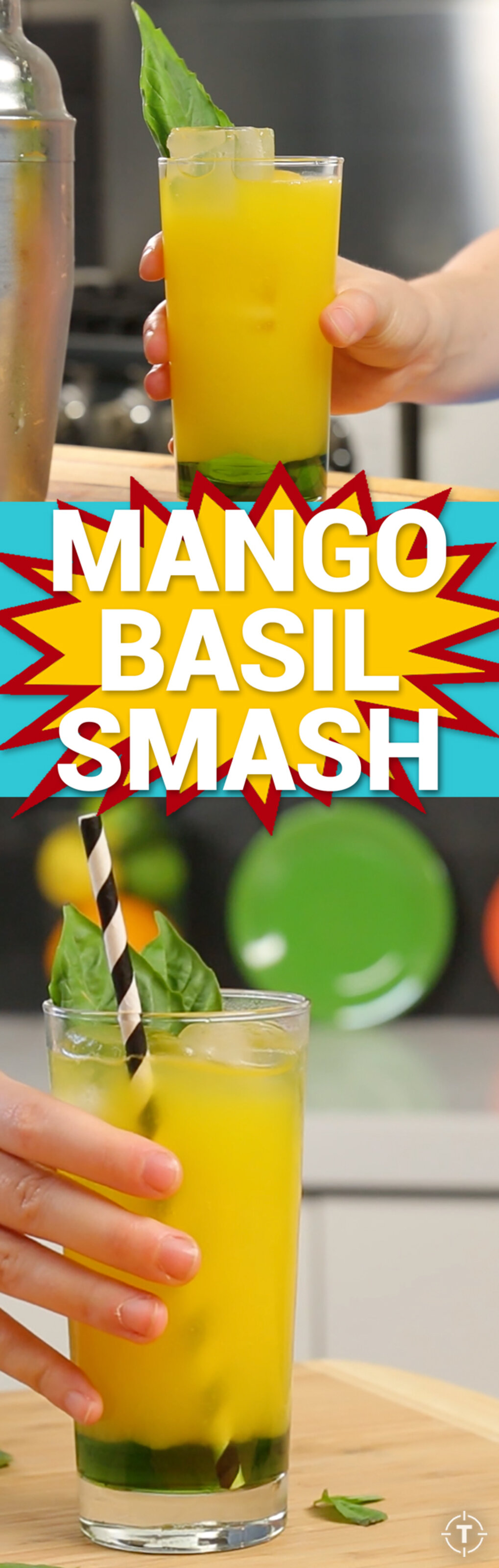 Mango Basil Smash Recipe Video - Thrillist