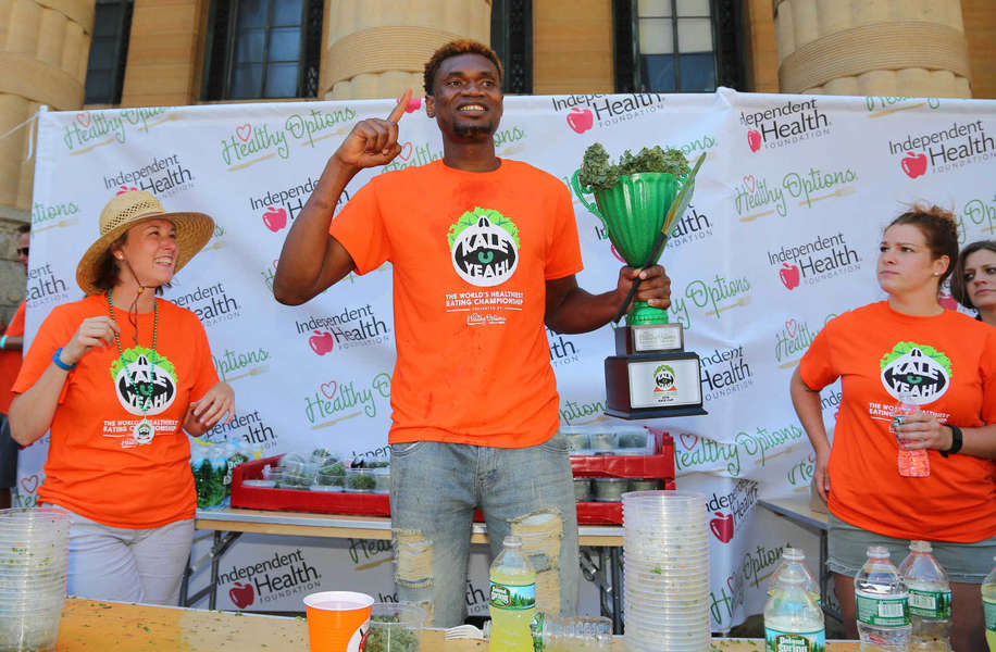 World's First Kale Eating Competition Crowns a Winner - Thrillist