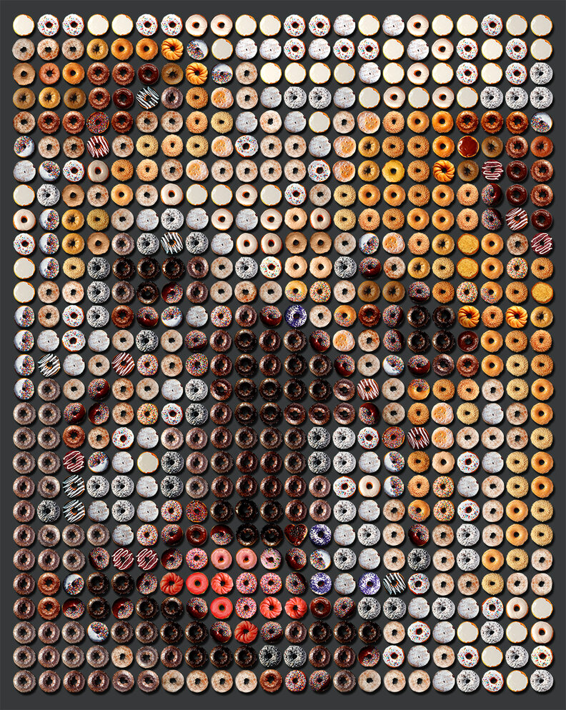 Candice CMC Creates Portraits From Donuts - Thrillist