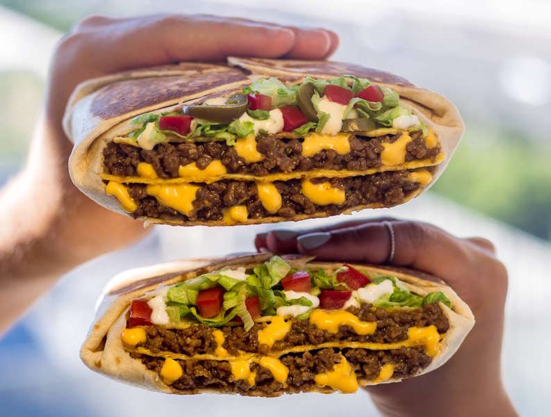 Taco Bell Launches Huge New 'Triple Double' Crunchwrap - Thrillist