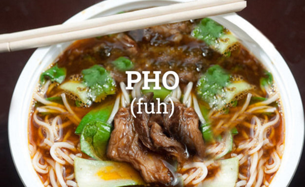 Commonly Mispronounced Food Words - Sriracha, Pho, Tzatziki, and More ...