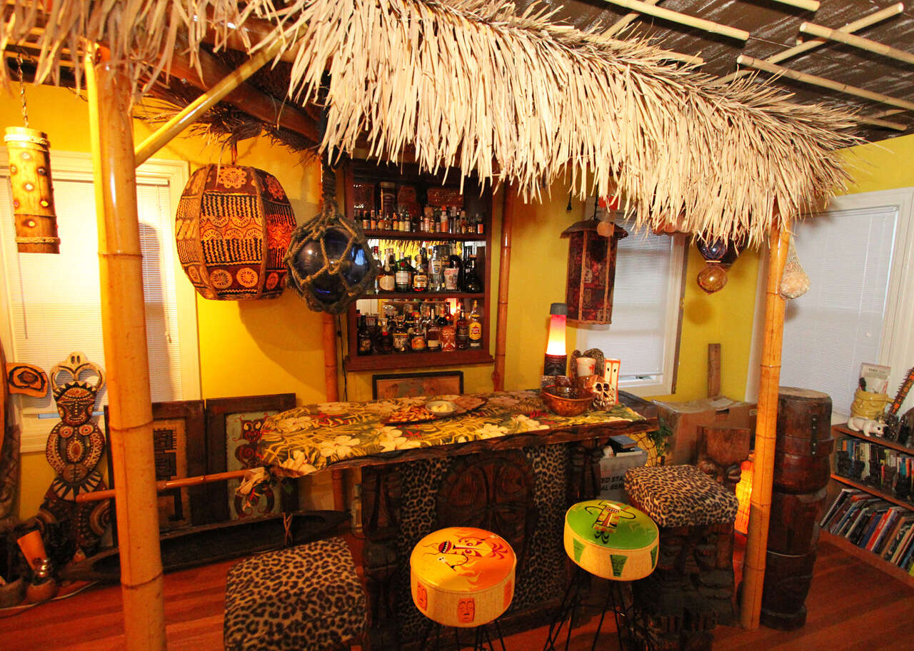 Tiki Bar Decor At Home Readers Photos Of Their Tiki Style Tiki Bar