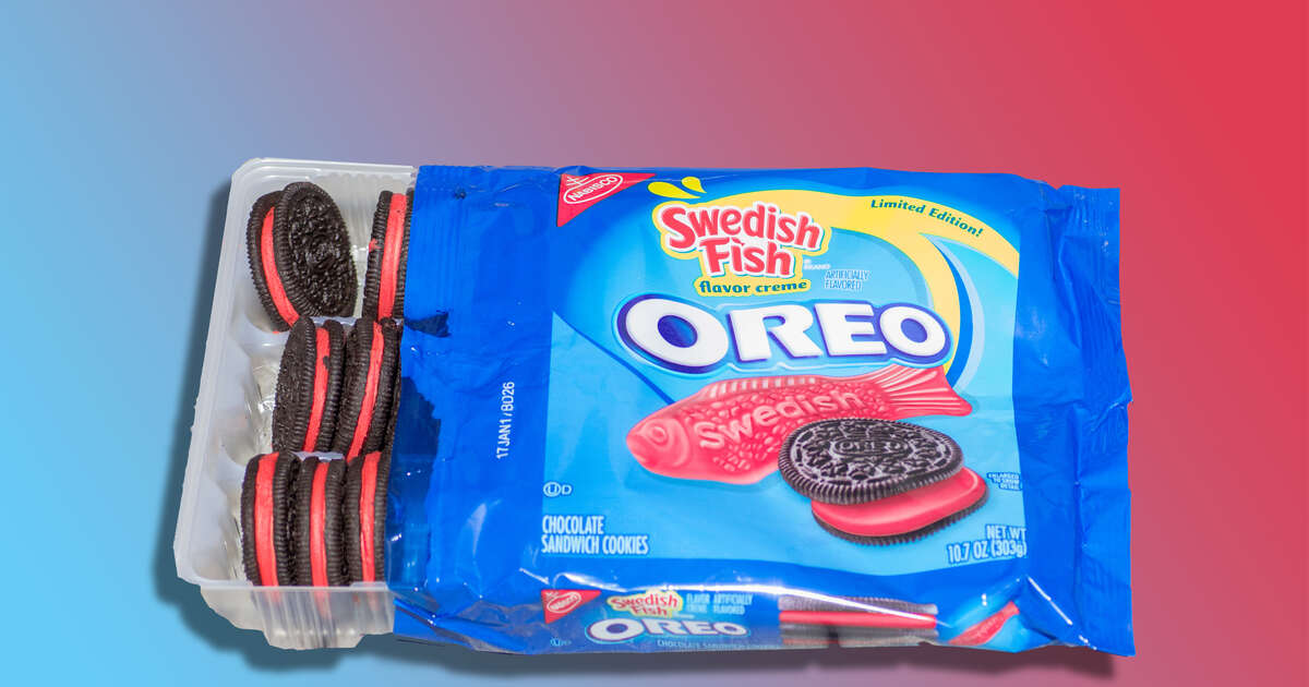 Swedish Fish Oreo: We Taste Tested the New Swedish Fish-Flavored Oreo ...