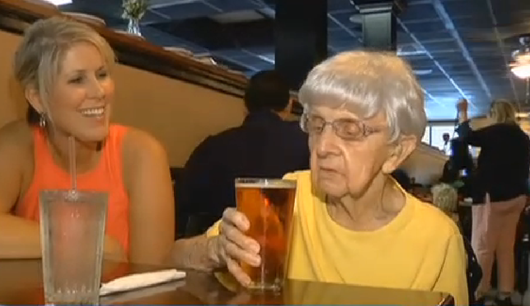 102-Year-Old Woman Says Drinking Beer Is the Secret to Longevity ...