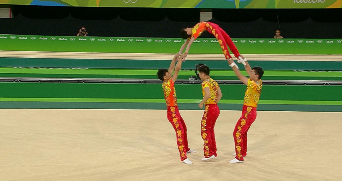 Rio Olympics 2016: Acrobats Jump Rope With Human as the Rope - Thrillist