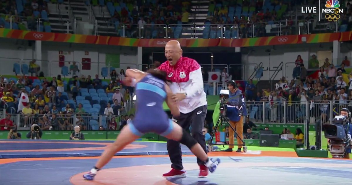 Rio Olympics 2016: Wrestling Coach Wanted Hug, Got Body Slam - Thrillist