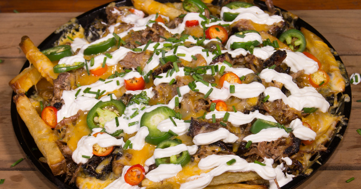 Pulled Pork Loaded Fries Recipe Video - Thrillist
