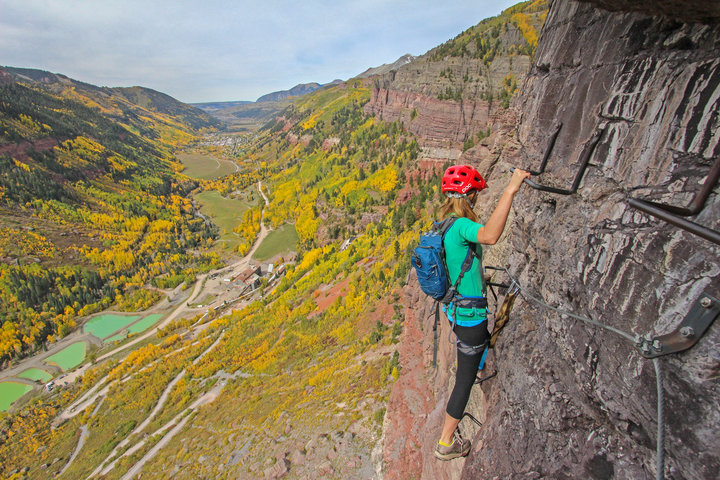 Rock Climbing the Via Ferrata in Telluride, CO's San Juan Mountains ...