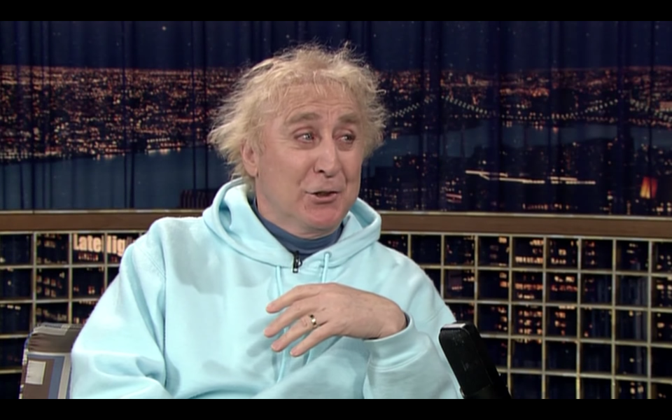 Gene Wilder Conan Interview from 'Late Night' - Thrillist