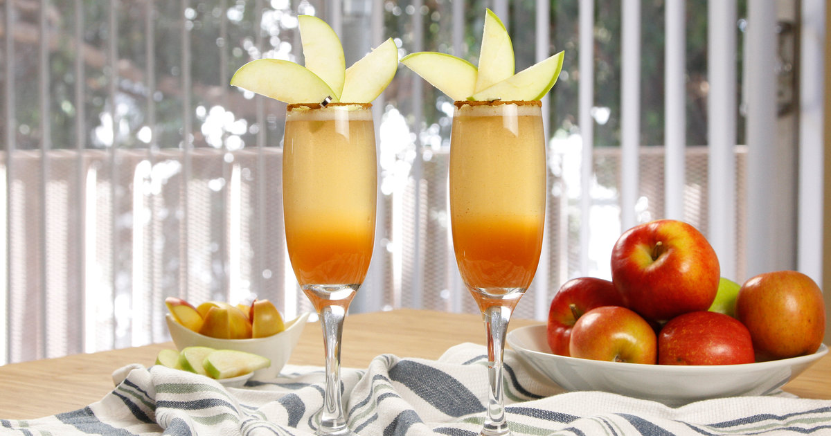 Homemade Apple Cider Mimosa Recipe Video - Thrillist