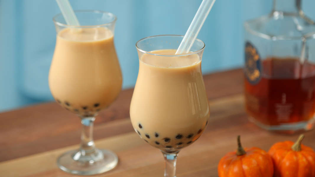 Chai Boozy Boba Tea Recipe Video - Thrillist