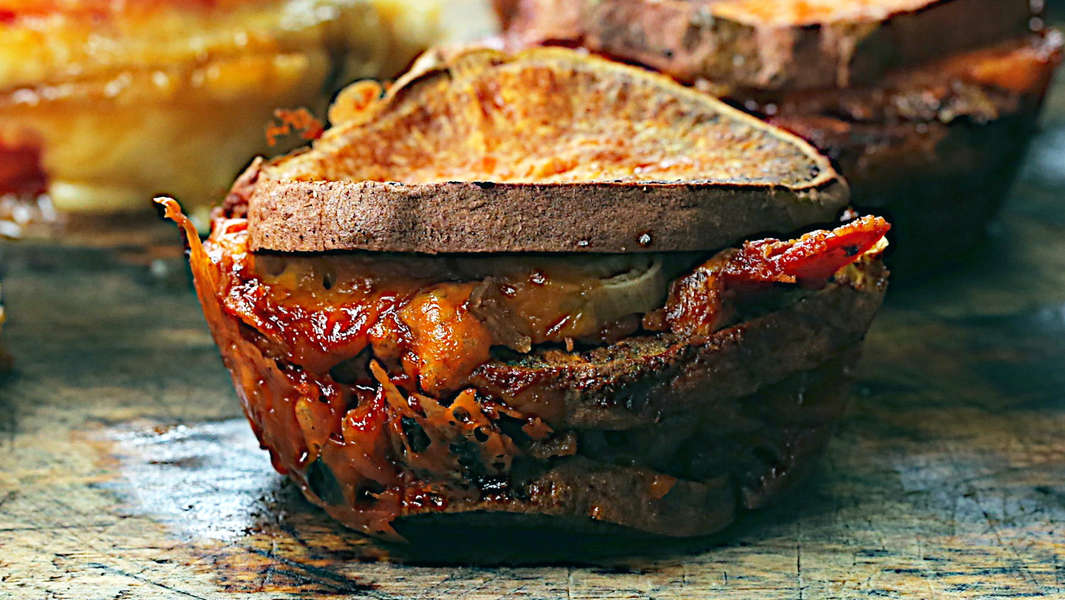 Potato Stacks 3 Ways Thrillist Recipe Video