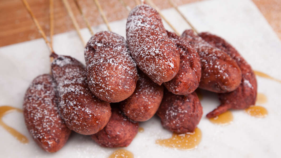 Breakfast Sausage and Pancakes on a Stick Recipe Video - Thrillist