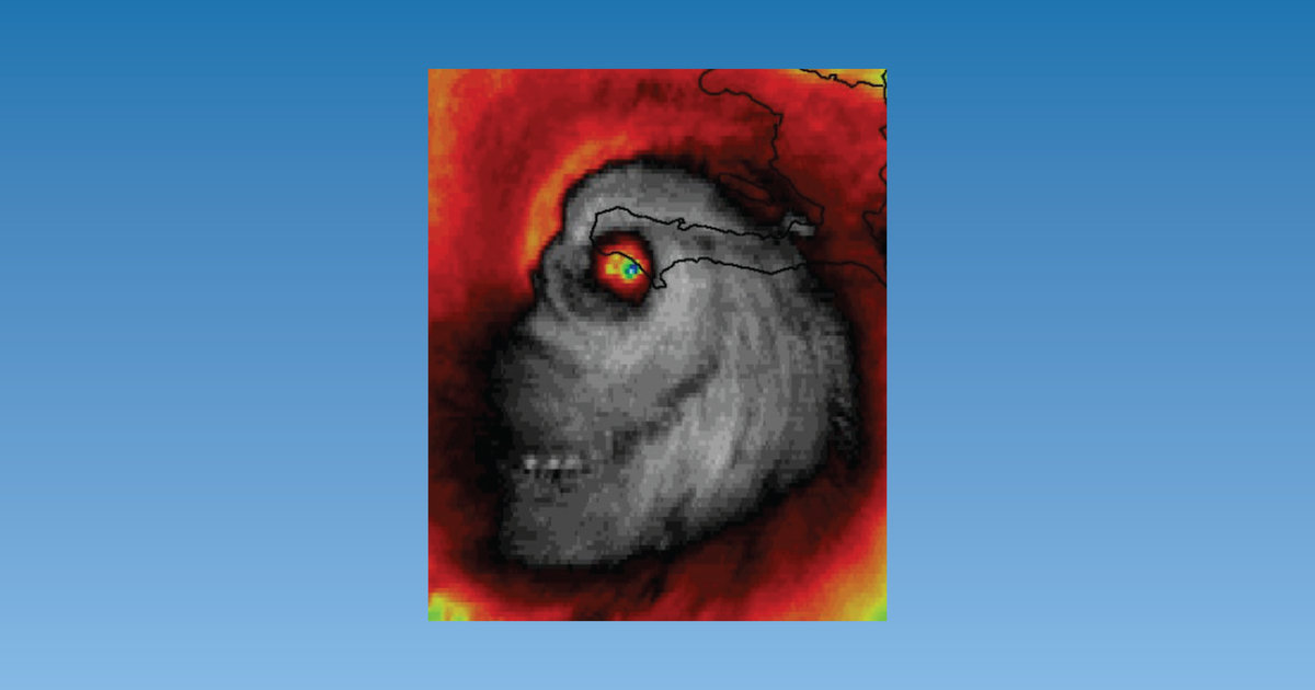 Hurricane Matthew Looks Like a Skull in Infrared Photo - Thrillist