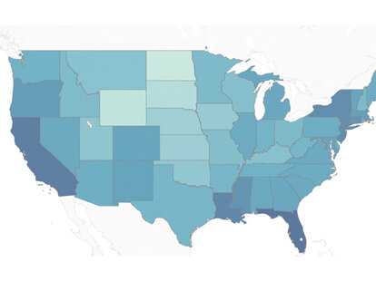 Overflow Data's Map Shows Income To Rent Ratios in The U.S. - Thrillist