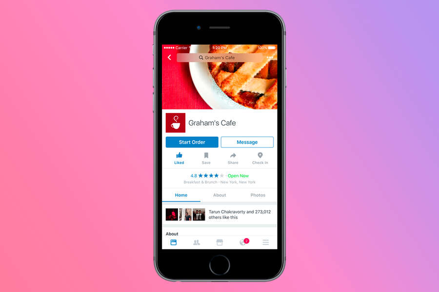 How to Order Food Online Using Facebook's New Delivery.com Feature ...