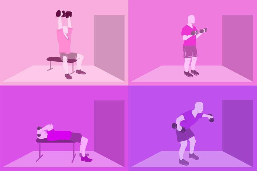 Best Arm Exercises & Workout Routines for Women & Men - Thrillist