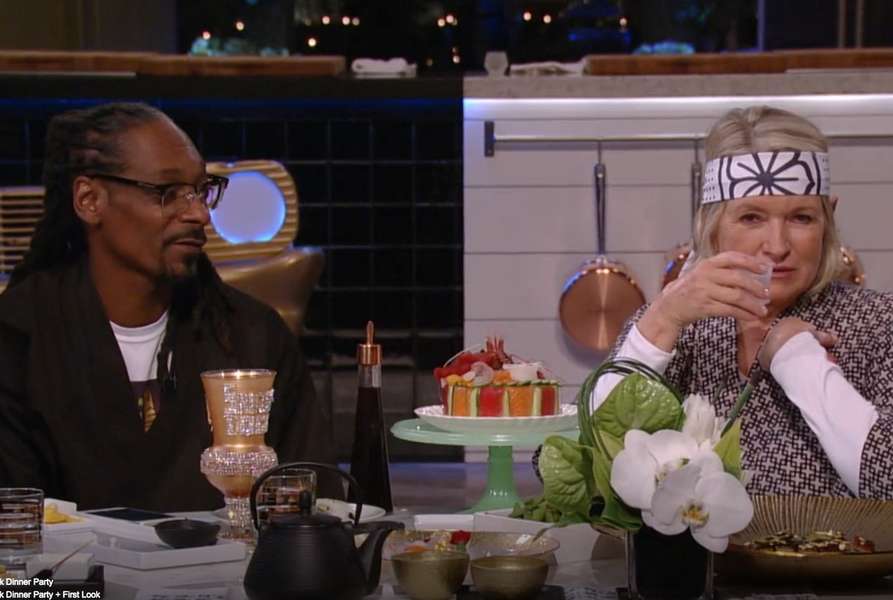 Martha and Snoop's Potluck Dinner Teaser Shows a Tipsy Martha Stewart ...
