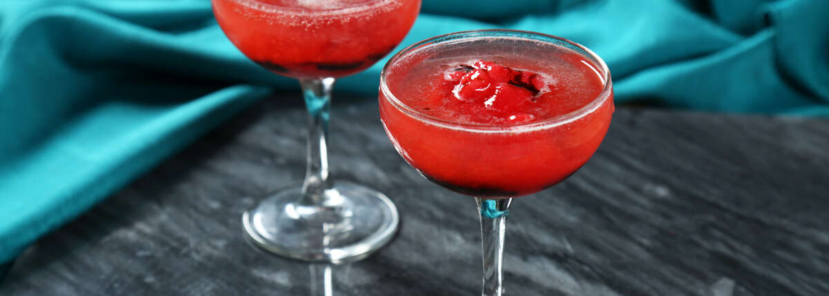 Raspberry Granita Champagne Cocktail Recipe - Thrillist