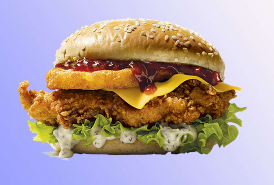 KFC Has a New Christmas Burger With Some Weird ingredients - Thrillist