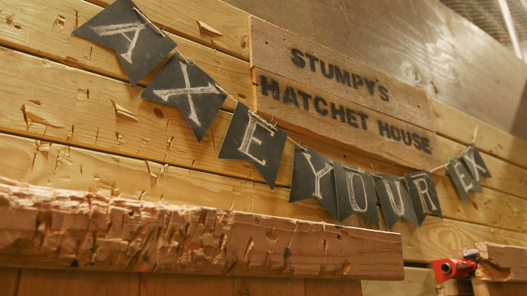 Throwing Axe Workout Lessons at Stumpy's Hatchet House Reduce Stress ...
