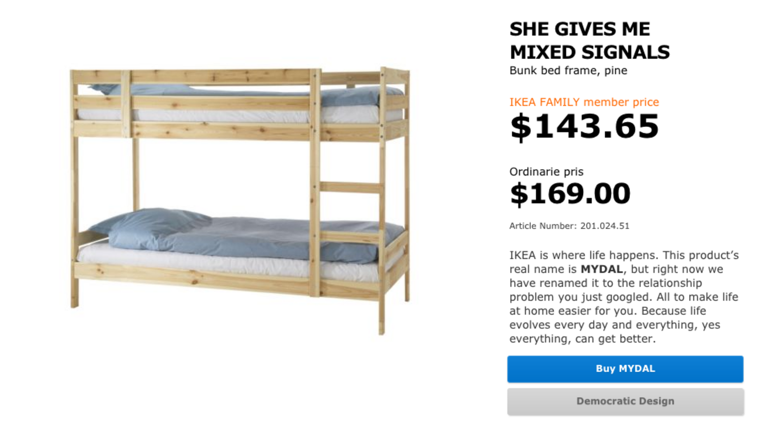 Ikea Renamed Products After Problems They Solve and They're Sad - Thrillist