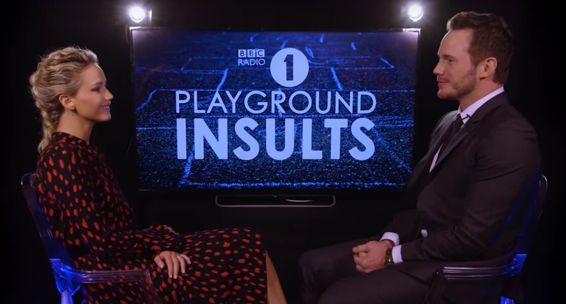 Jennifer Lawrence And Chris Pratt Insult Each Other Until They Laugh
