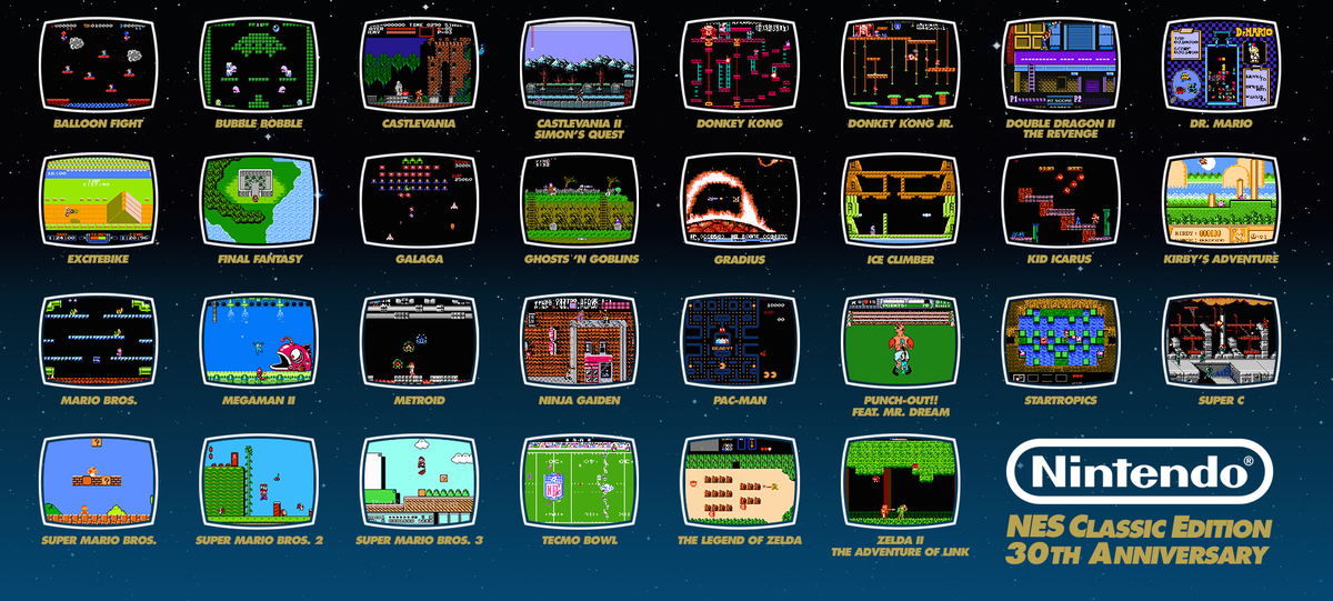 NES Classic Edition Games to Play on Nintendo's New Video Game Console ...