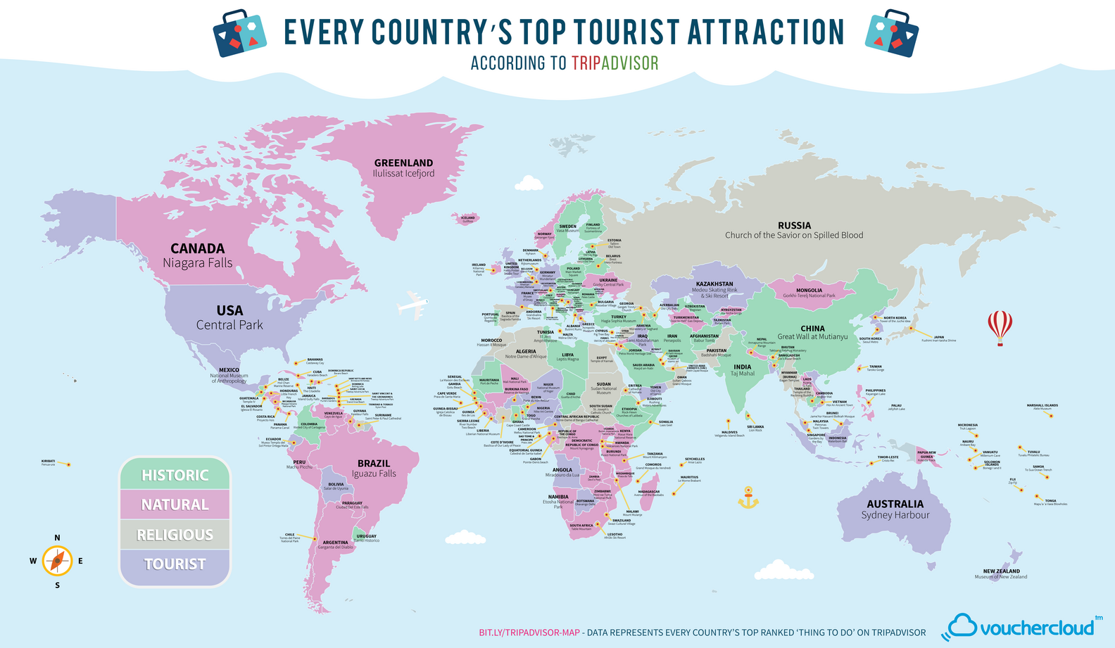 Trip Advisor's Top Rated Tourist Destinations Across The World - Thrillist