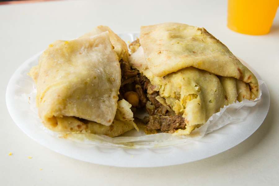 Best Cheap Eats NYC: $8.50 Curry Goat Roti at Gloria's Caribbean ...