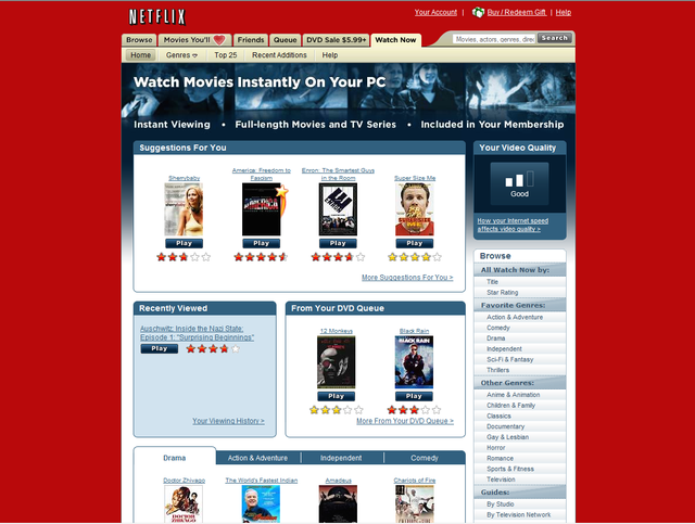 Netflix Streaming Turns 10: See What Binge Watching Looked Like in 2007 ...