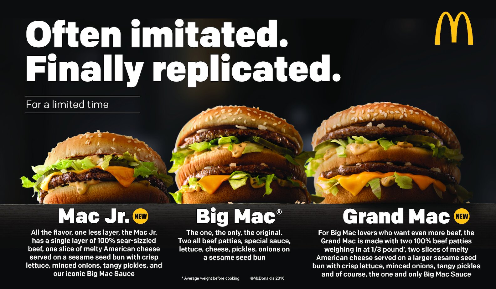 McDonald's Unleashes New Grand Mac and Mac Jr. Nationwide - Thrillist