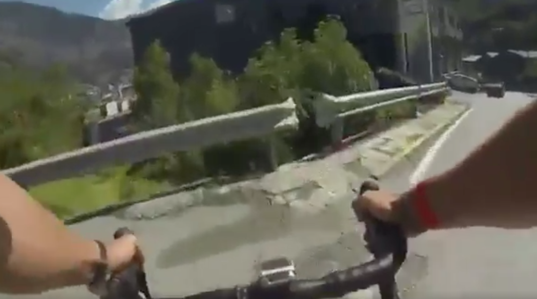 Joaquim Rodriguez Survives Terrifying Crash Down Ravine (VIDEO) - Thrillist