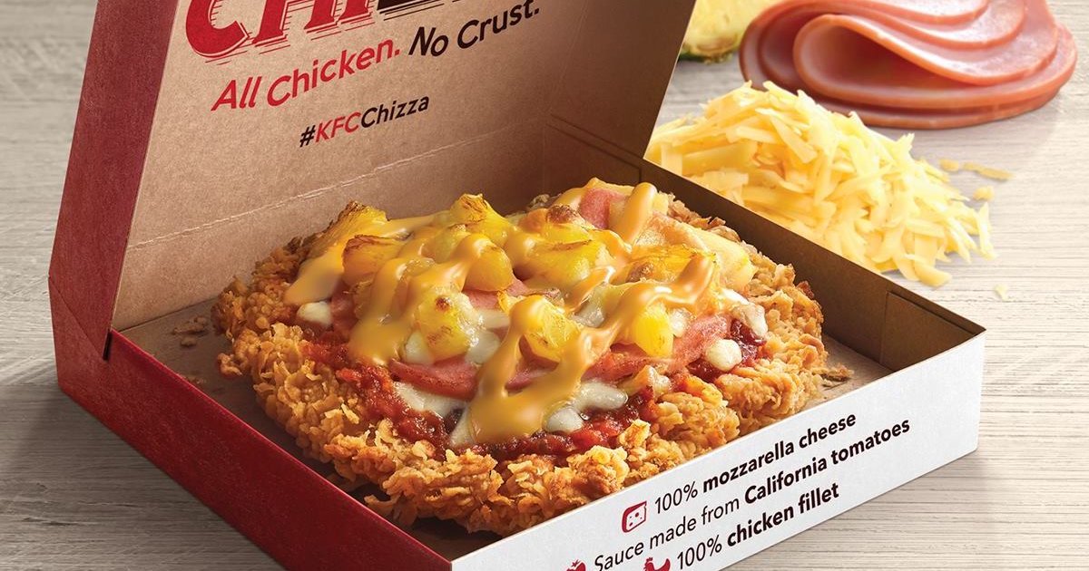 KFC Is Making Pizza with a Fried Chicken Crust in Singapore - Thrillist