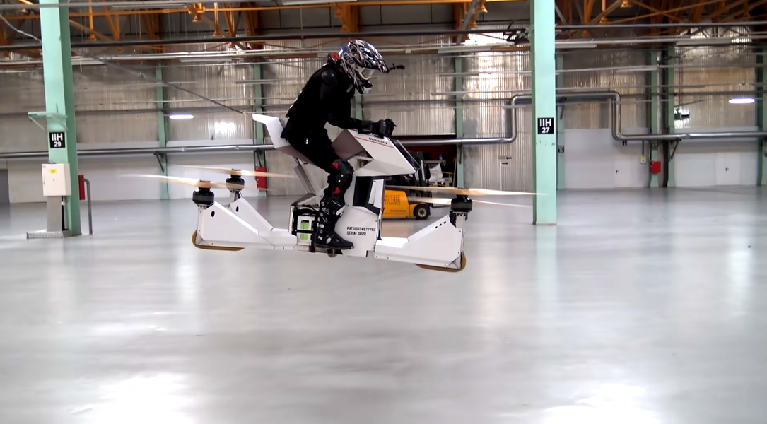 Hoversurf's Scorpion 3 Hoverbike Demo Video Showcases Abilities - Thrillist