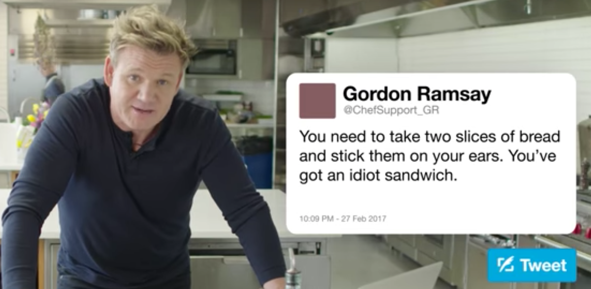 Gordon Ramsay Answers Cooking Questions on Twitter - Thrillist