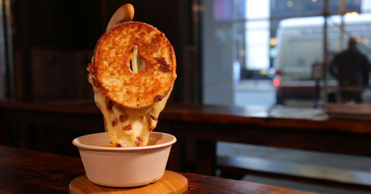 Grilled Cheese Donuts at Clinton Hall NYC Are Real and Delicious ...