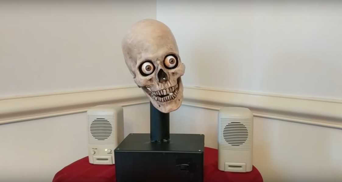 Man Hacks Amazon Echo to Make Alexa Speak Through a Creepy Skull ...